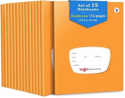Target Publications Double Line Notebooks for Students | Copy Writing ...