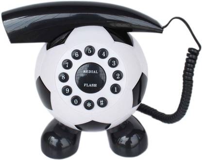 Tootpado Football Shaped Telephone - 1m215 Corded Landline Phone Price ...