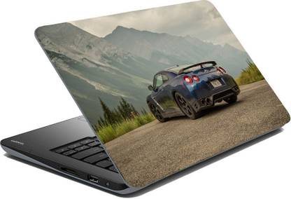 Posterhunt SVPNCA22411 Black Super Car Nissan Gtr Stunning Laptop Skin ...