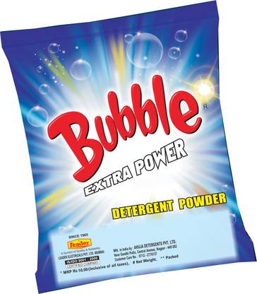Bubble Detergent Powder Detergent Powder 1 kg Price in India - Buy ...