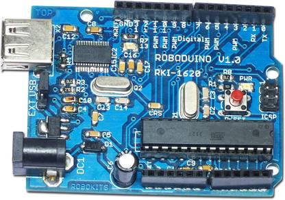 Robokits Roboduino Atmega328 (Based On Arduino Diecimila) Price in ...