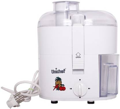 Unichef Juicy Juicy 350 Watt 350 W Juicer Mixer Grinder (1 Jar, White ...