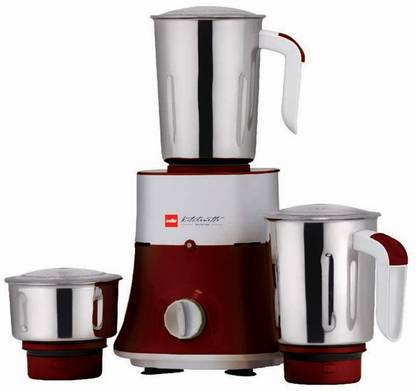 cello MIX N GRIND 700 750 W Mixer Grinder (3 Jars, Maroon, Orange ...