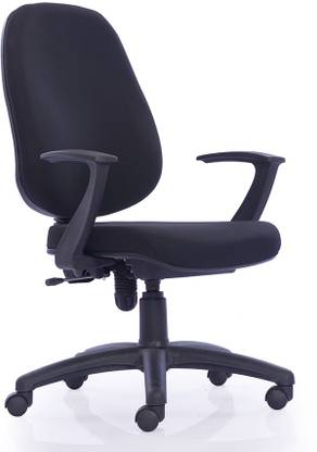 Durian ASTRO-HB-BLACK Fabric Office Arm Chair Price in India - Buy ...