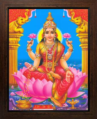 Goddess Lakshmi / Laxmiji / Laxmi Poster Paper Print - Art & Paintings ...