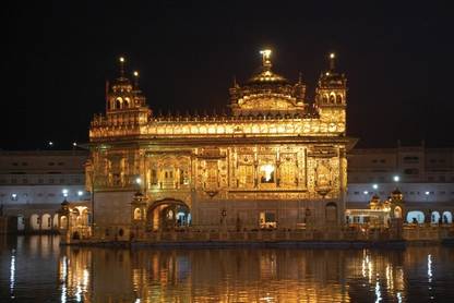 EurekaDesigns Golden Temple Poster Paper Print - Religious posters in ...