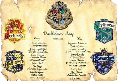 Dumbledore'S Army Signature Paper Print - Movies posters in India - Buy ...