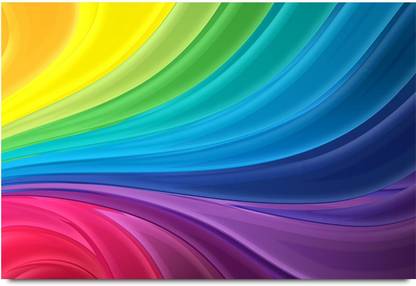 The VIBGYOR Pattern Paper Print - Abstract posters in India - Buy art ...