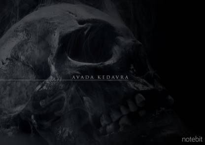 Avada Kedavra Spell Harry Potter Poster Paper Print - Movies posters in ...