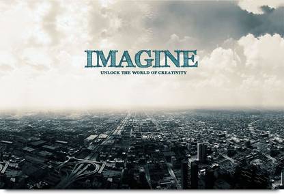 Power Of Imagination Quote Paper Print - Quotes & Motivation posters in ...