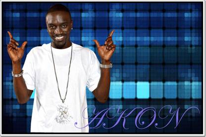 Posterhouzz Akon Poster Paper Print - Music posters in India - Buy art ...