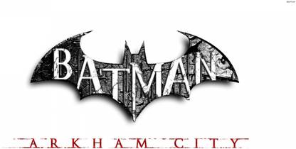 Batman: Arkham City logo Athah Fine Quality Poster Paper Print - Comics ...