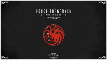 House Targaryen Poster Paper Print - Shoping Inc posters - Quotes ...