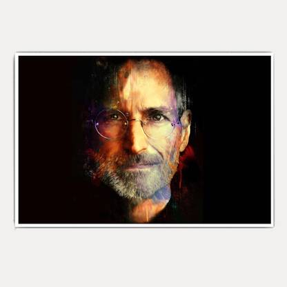 Steve Jobs Painting Art (18x12) Paper Print - Abstract posters in India ...
