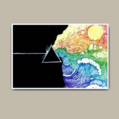 Pink Floyd Fantasy Artwork Wall Hang Fine Art Print - Abstract posters ...