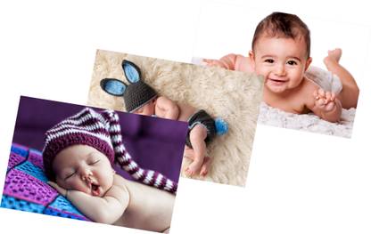 Pack Of Three Cute Baby Posters (18) Paper Print - Children posters in ...