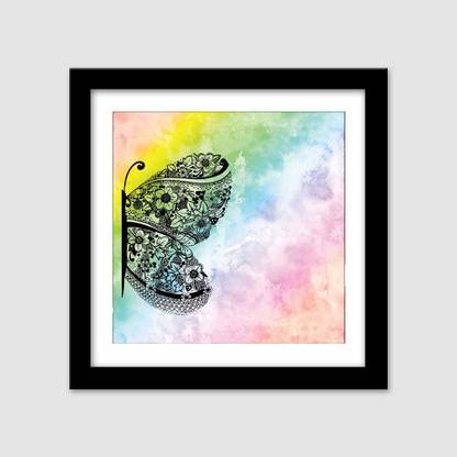 Titli Laminated & Framed Wall Mounted Photographic Paper - Svayamkriti ...