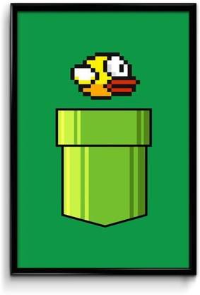 Flappy Bird Minimal Paper Print - Gaming, Comics posters in India - Buy ...