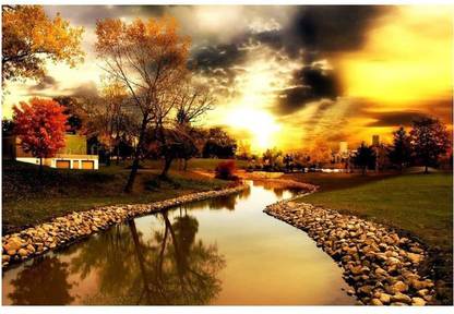 Poster. Nature poster collection of beautiful nature Paper Print - Art ...