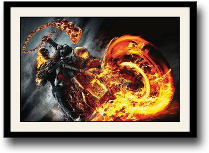 Ghost Rider Fine Art Print - Movies posters in India - Buy art, film ...