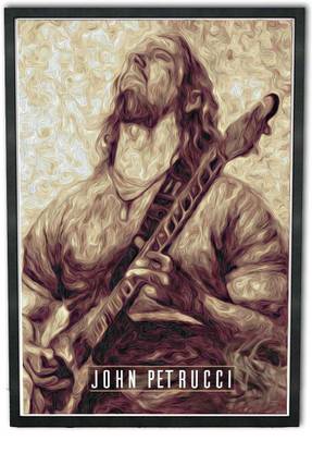 John Petrucci Unframed Poster 12 By 18 Inches Fine Art Print - Music ...