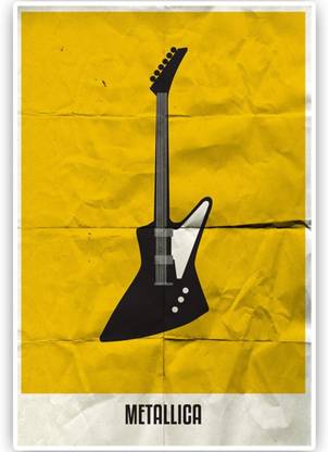 Eureka Designs Poster Metallica Paper Print - Music posters in India ...