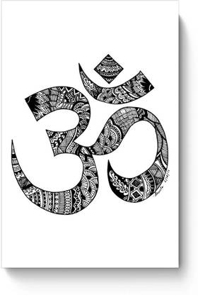 PosterGuy Zen Om Poster Zentangle Art, Om, Religious, Symbol, Zen, Line ...