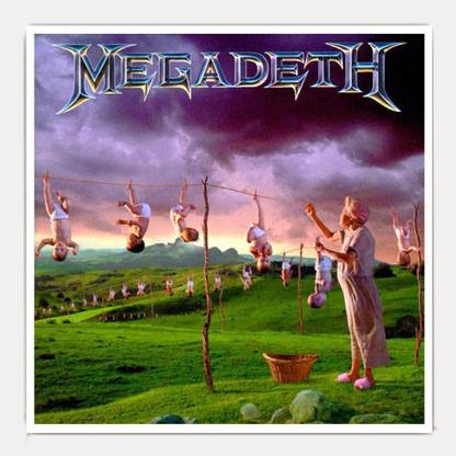 Megadeth Album Cover (18x12) Paper Print - Abstract posters in India ...
