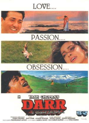 Darr - 1993 Paper Print - Movies posters in India - Buy art, film ...