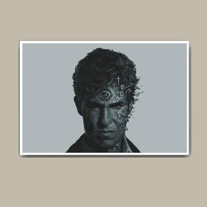 True Detectives Rust Chole Wall Hang Fine Art Print - Abstract posters ...