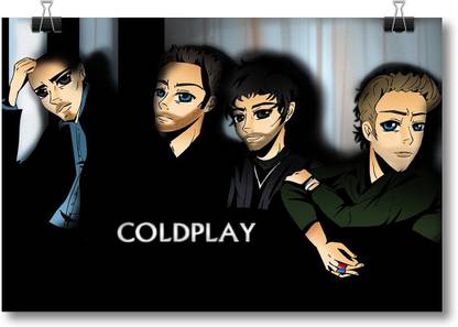 Coldplay Band Members #PL3095 Paper Print - Music posters in India ...