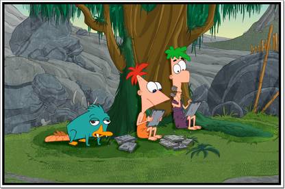 Phineas And Ferb Cartoon Poster Paper Print - Animation & Cartoons ...