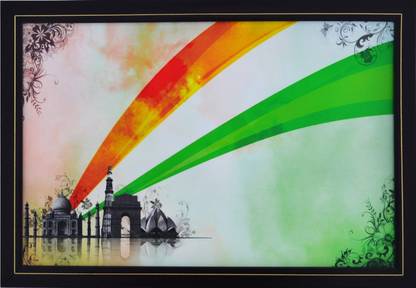India Theme Framed Photographic Paper - Abstract posters in India - Buy ...