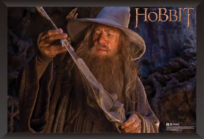 Hungover Gandalf The Hobbit Special Paper Poster Paper Print - Art ...