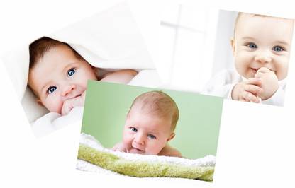 Cute Baby A Set Of Three Posters Paper Print - Children posters in ...