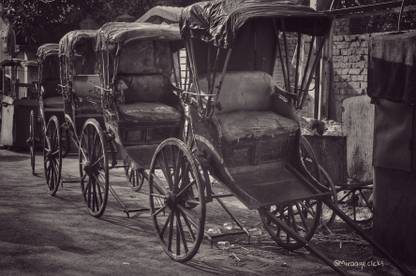 Haath Gaadi at Kolkata | Laminated Poster | Medium | 16 x 10.5 ...