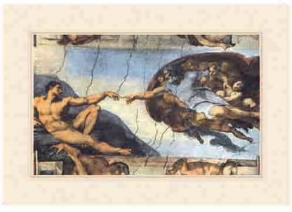 Creation of Adam Fine Art Print - Michelangelo posters - Art ...