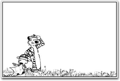 Calvin and Hobbes lost Paper Print - Animation & Cartoons, Comics ...