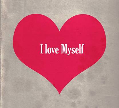 I Love Myself Paper Print - Typography posters in India - Buy art, film ...