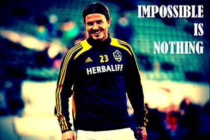 Poster - Football Impossible is Nothing Quotes Poster Paper Print - Art ...