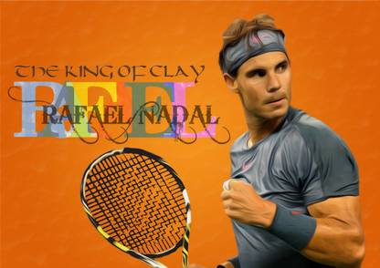 Rafa Nadal Poster Paper Print - Sports, Gaming, Pop Art, Personalities ...