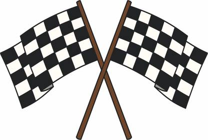 Checker Flags Paper Print - Pop Art posters in India - Buy art, film ...