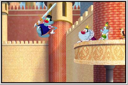 Oggy Cartoon Poster Paper Print - Animation & Cartoons posters in India ...