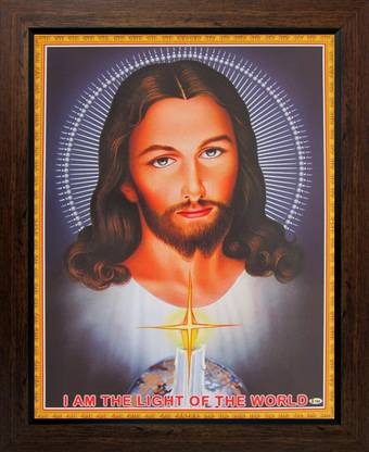 Jesus Christ / I am the light of the world Poster Paper Print - Art ...