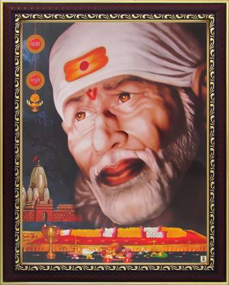 Sai Baba / Saibaba Poster Paper Print - Art & Paintings, Religious ...