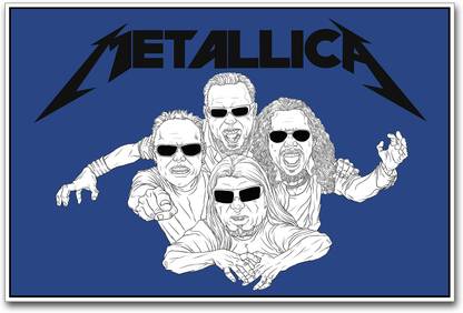 Metallica music Paper Print - Music posters in India - Buy art, film ...