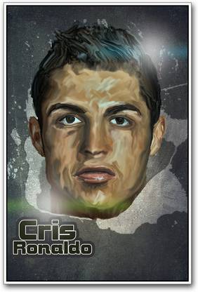 Cris Ronaldo Artistic Paper Print - Sports posters in India - Buy art ...