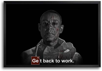 RangeeleInkers Breaking Bad Gus Fring Laminated Frame Poster Paper ...