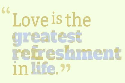 Posterhouzz Love Is Life Poster Fine Art Print - Quotes & Motivation ...