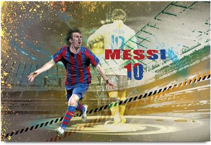 Lionel Messi 'Messiah' Football Player Paper Print - Sports posters in ...